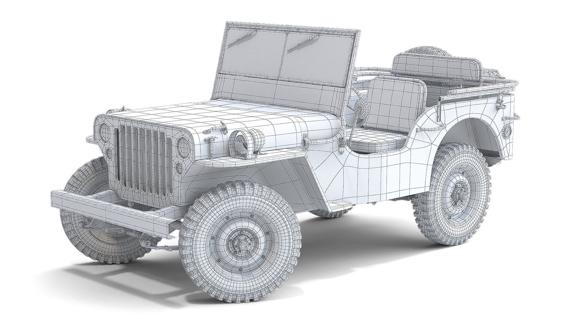 Willys 3D model | CGTrader