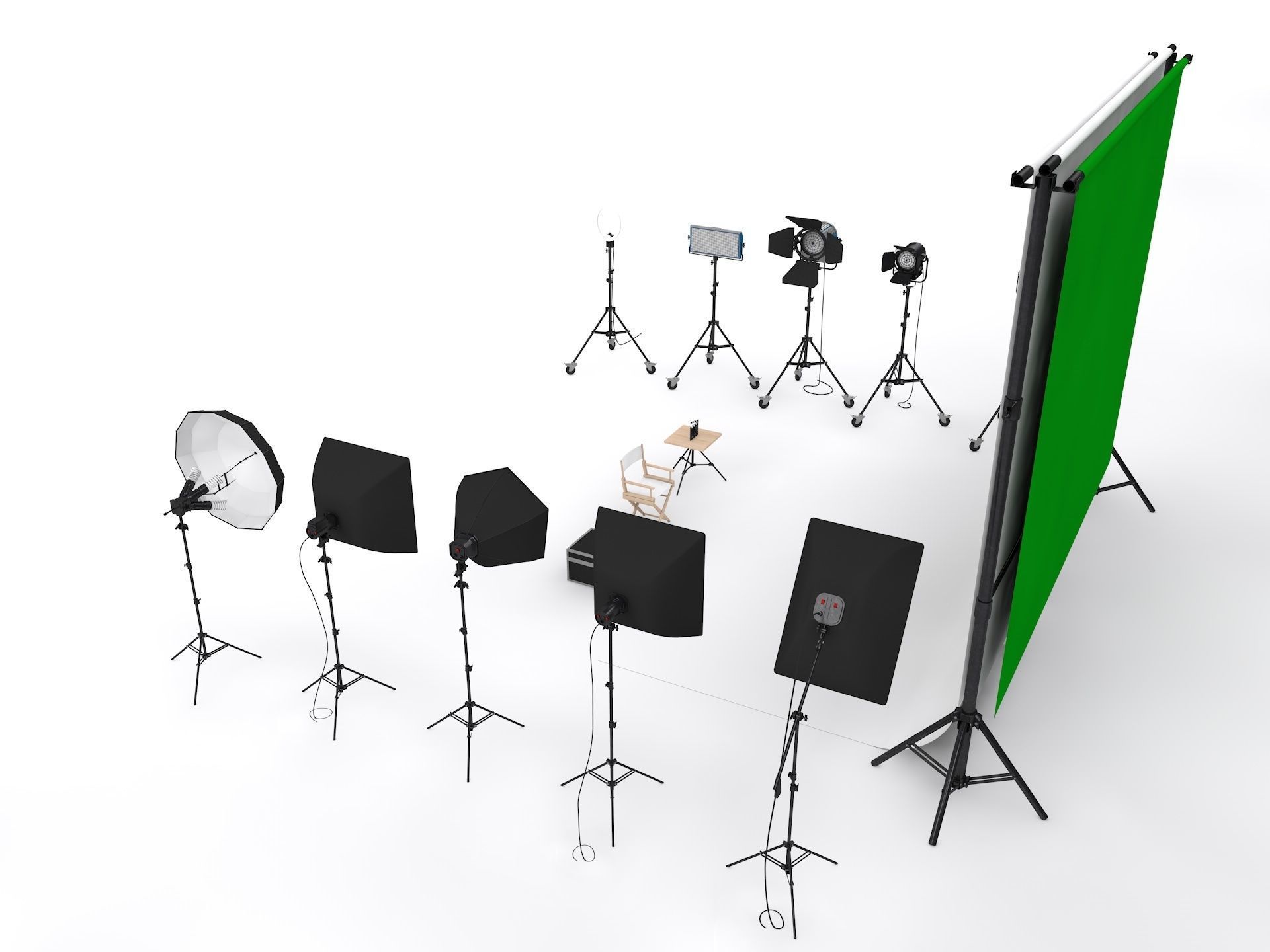 Studio Photography Lighting Models 3D model | CGTrader