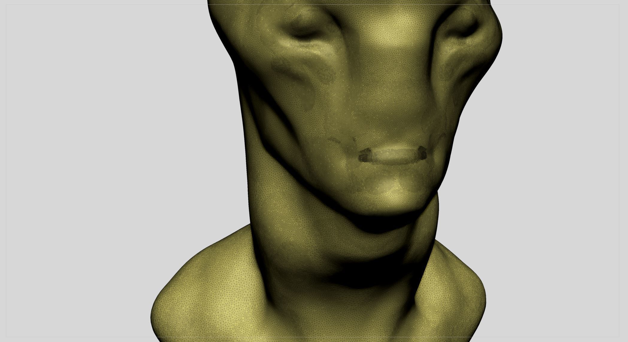 Creature Head Base 3D model | CGTrader