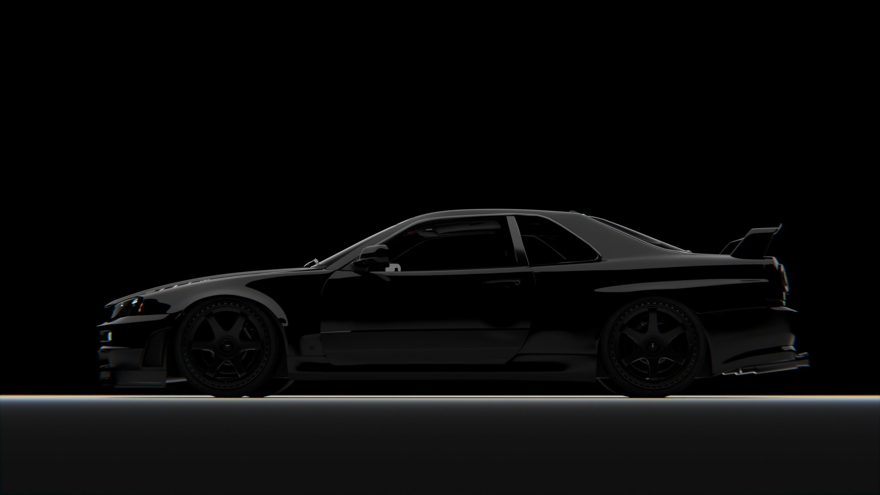 Nissan R34 Skyline Skyline twin Turbo 3D model | CGTrader
