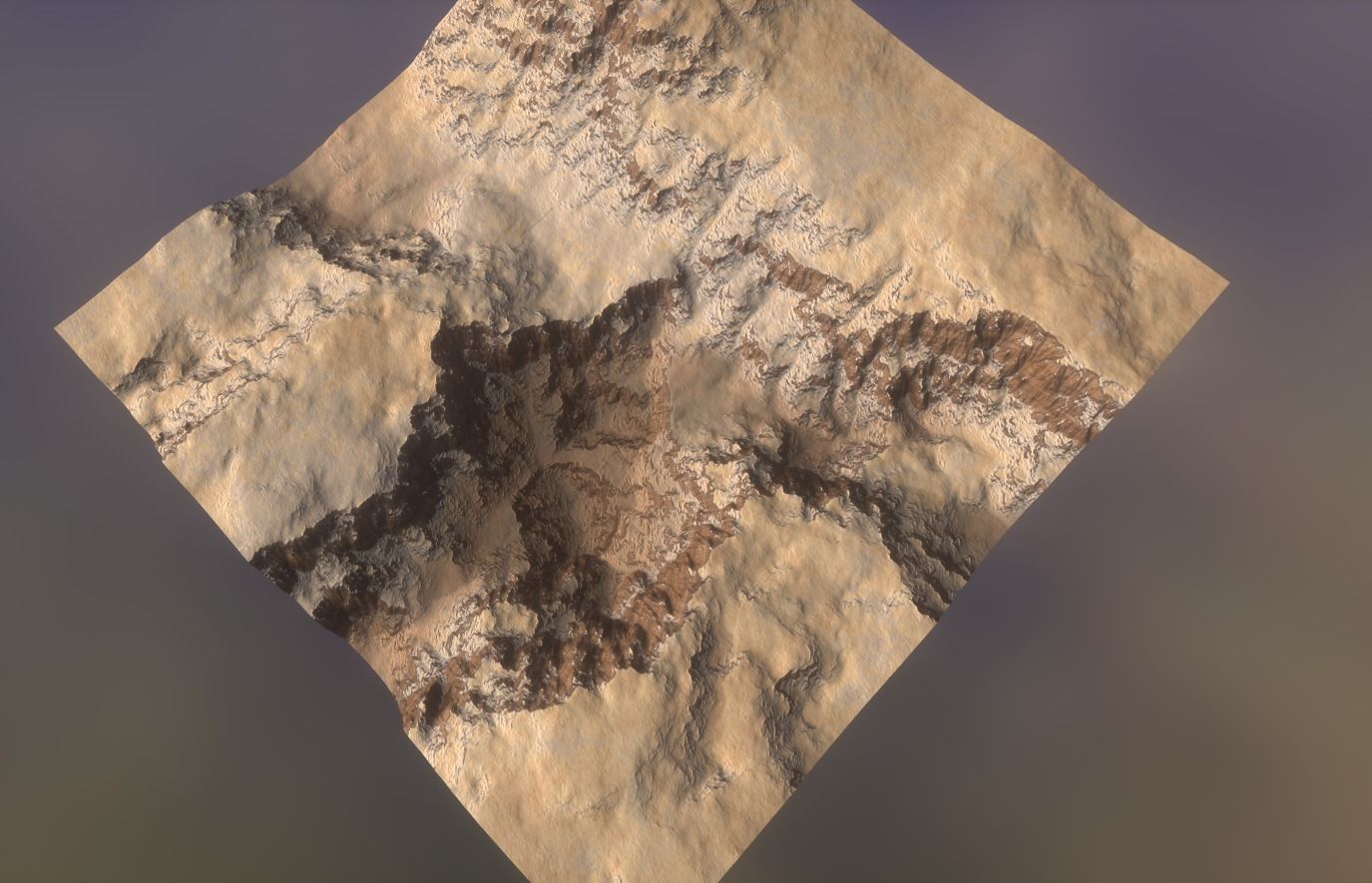 3D model Desert Biome 1 VR / AR / low-poly | CGTrader