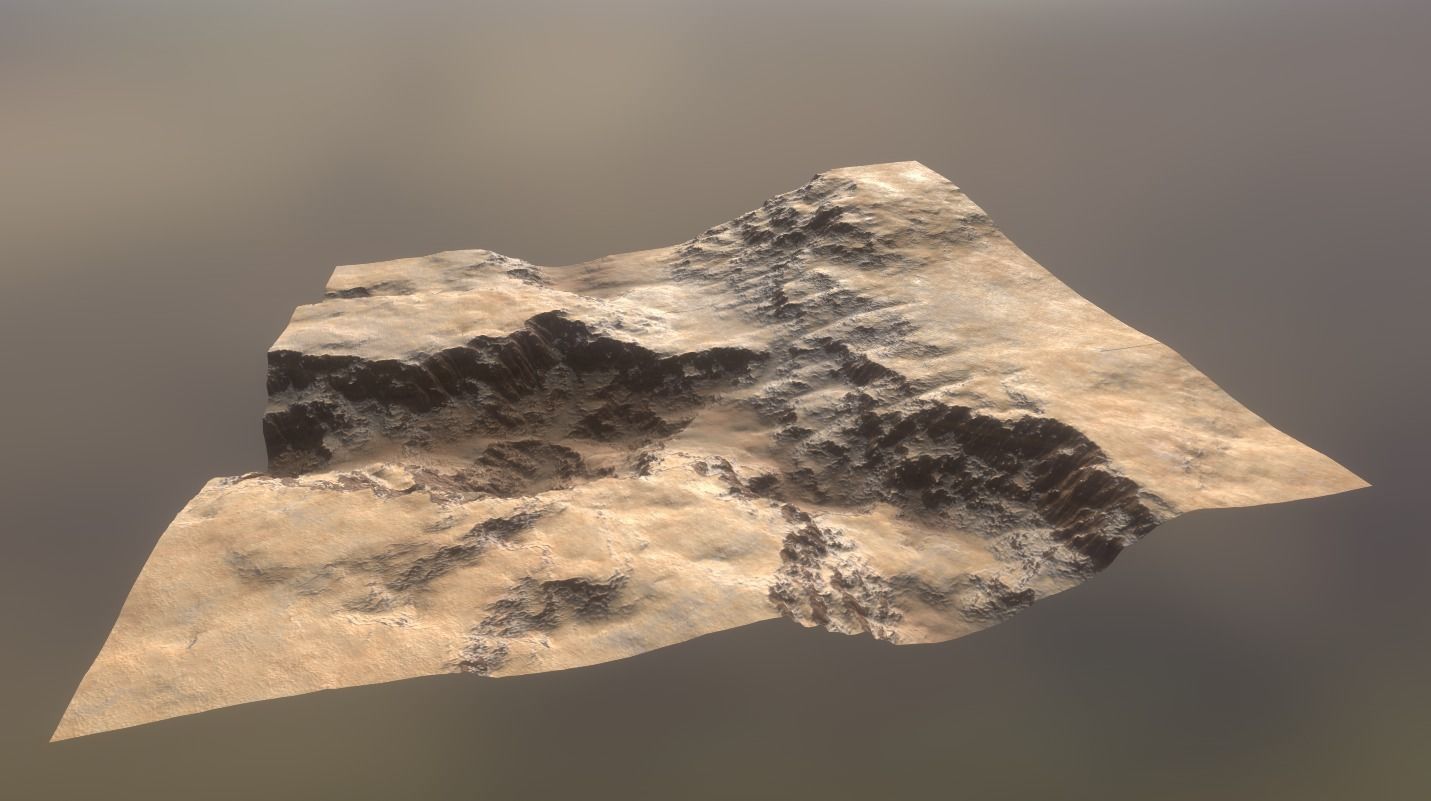 3D model Desert Biome 1 VR / AR / low-poly | CGTrader