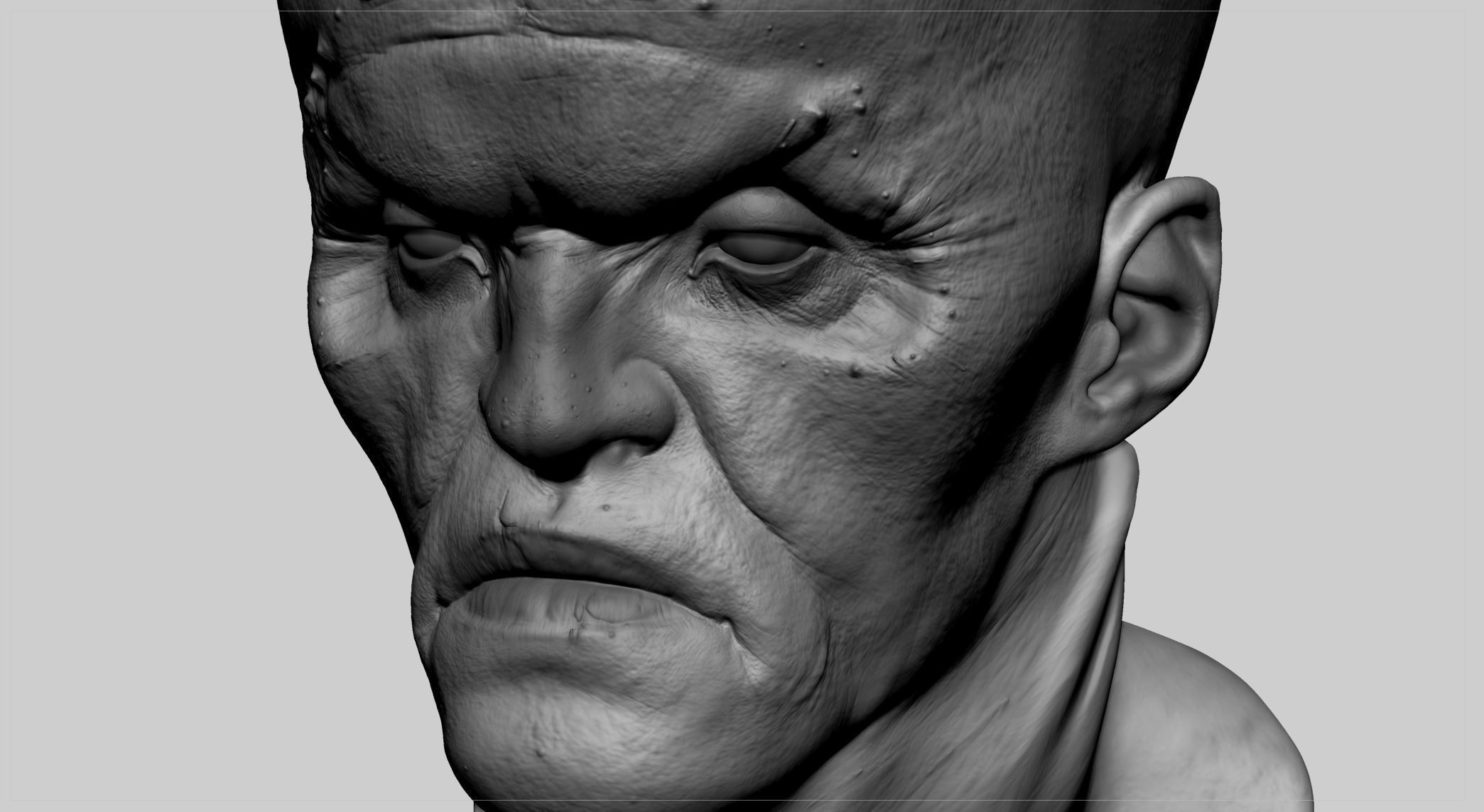 Creature Head v11 3D model | CGTrader