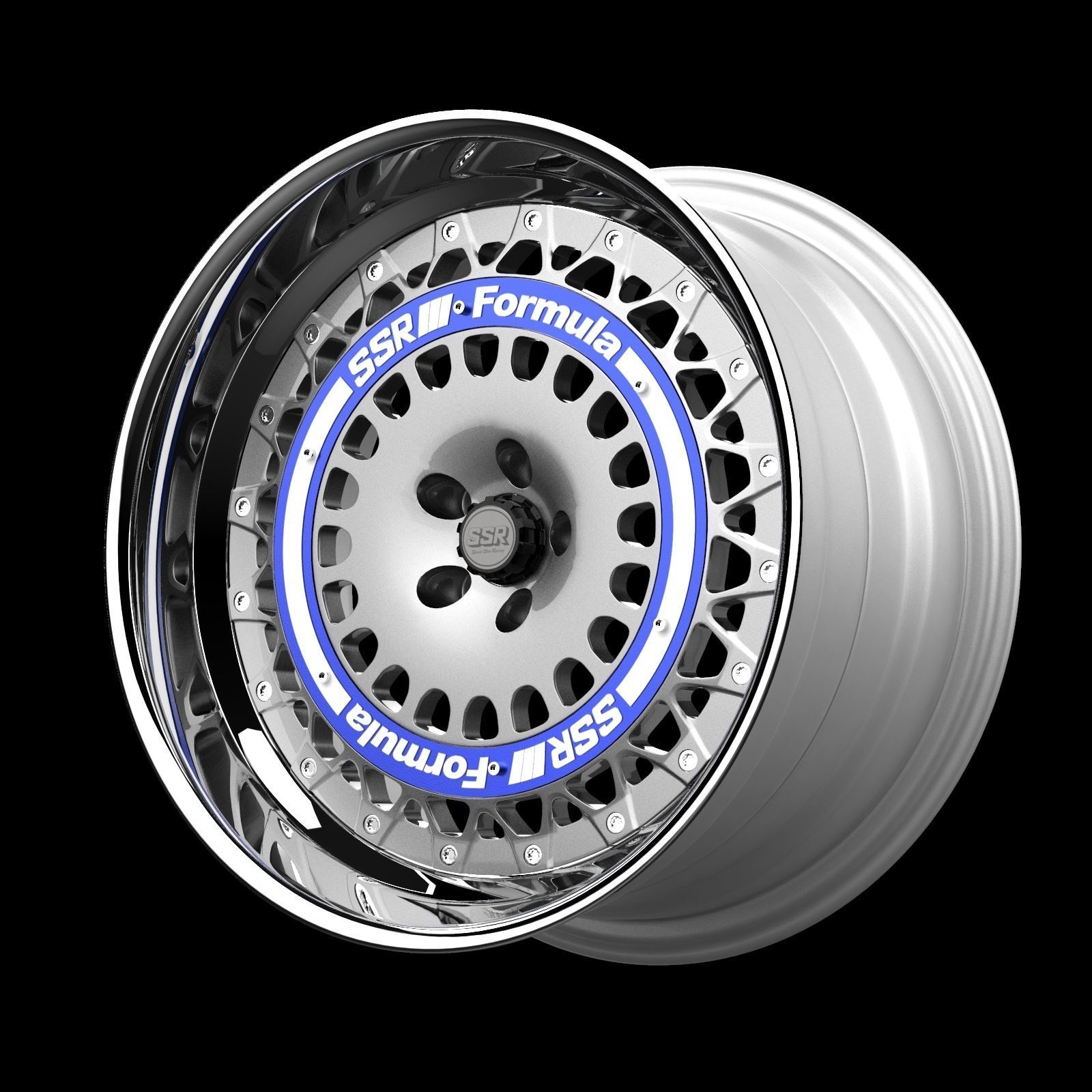 SSR formula aero mesh wheel 3D model | CGTrader