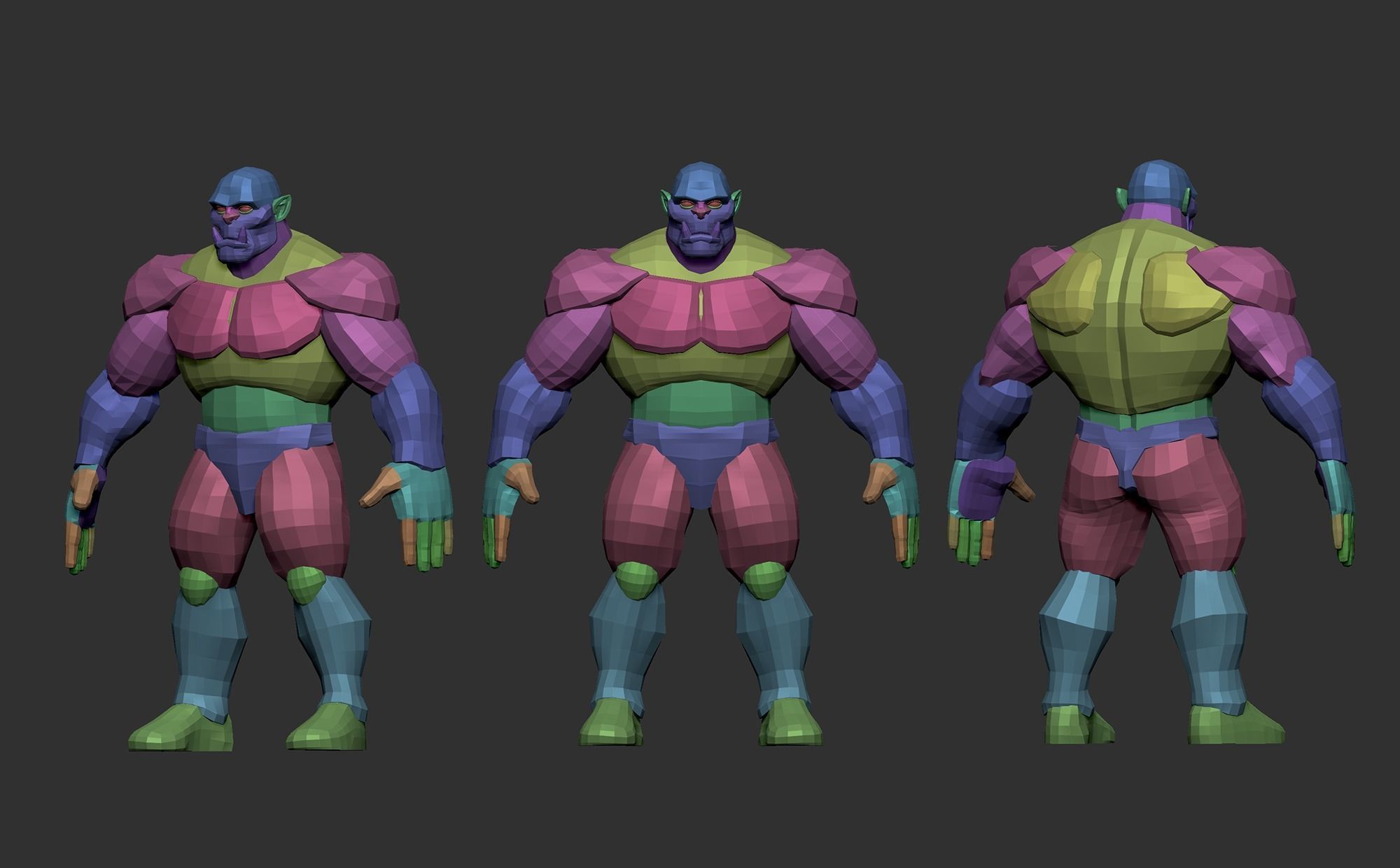 Stylized Fantasy Characters Basemeshes 3D model | CGTrader