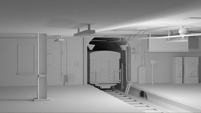 Metro Station free 3D model | CGTrader