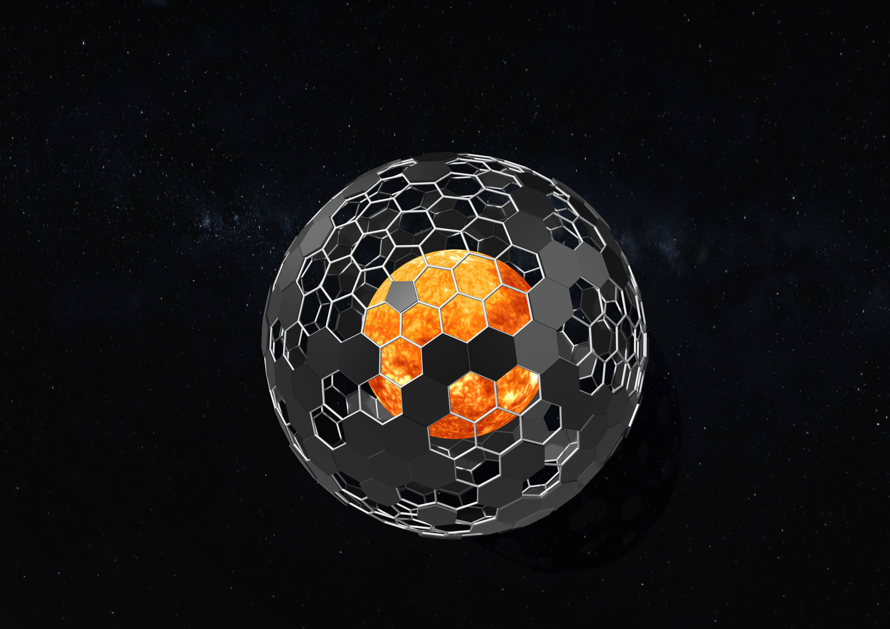 3D model Dyson Sphere VR / AR / low-poly | CGTrader