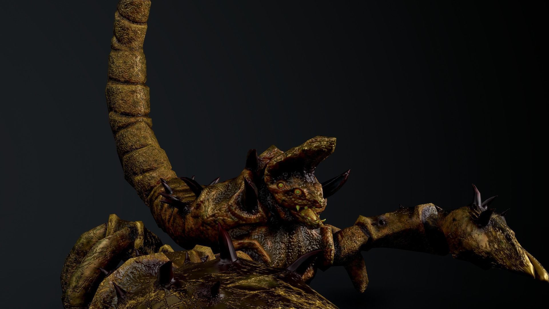 3D model Scorpion UE4 and Unity VR / AR / low-poly | CGTrader