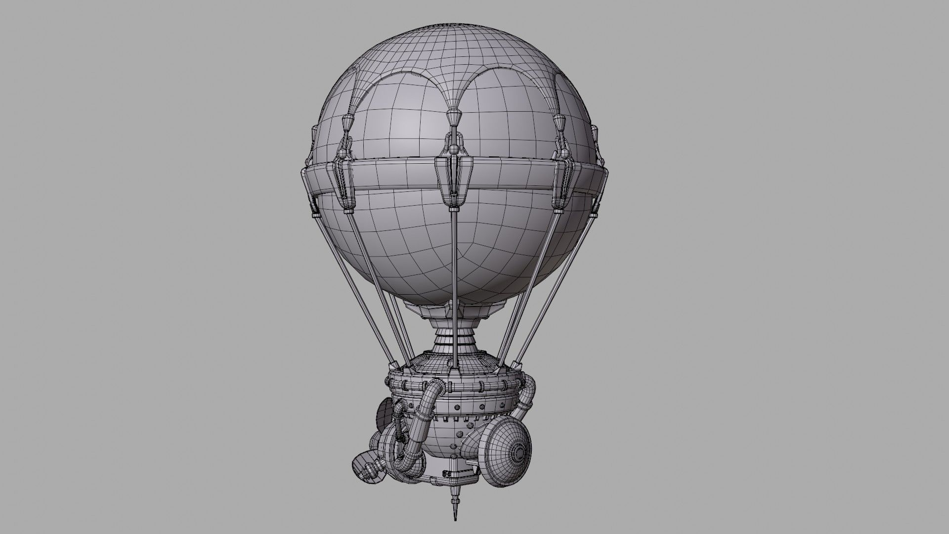 Steampunk Aerostat 3D model | CGTrader