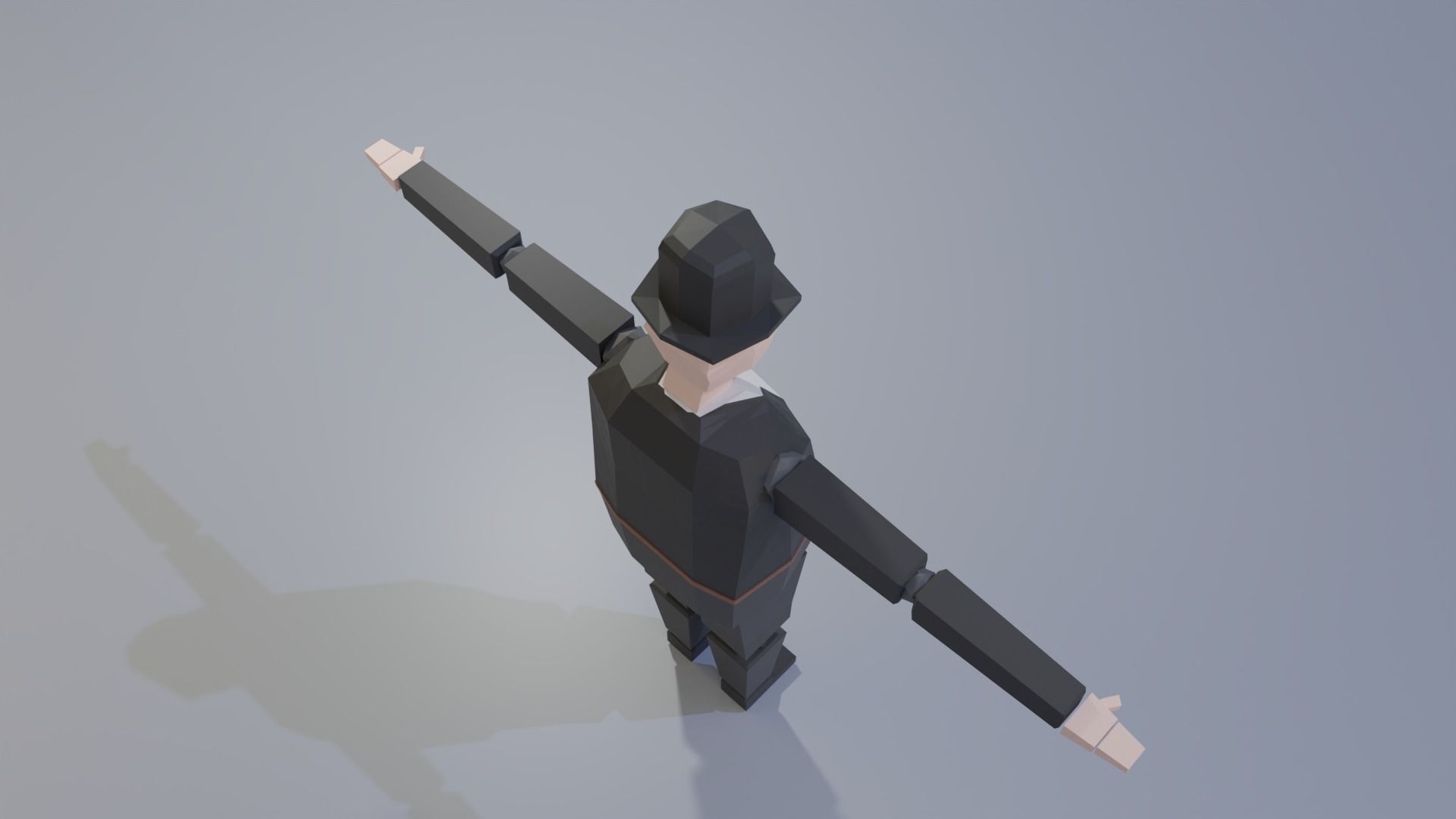 Low poly Agent free VR / AR / low-poly 3D model rigged | CGTrader