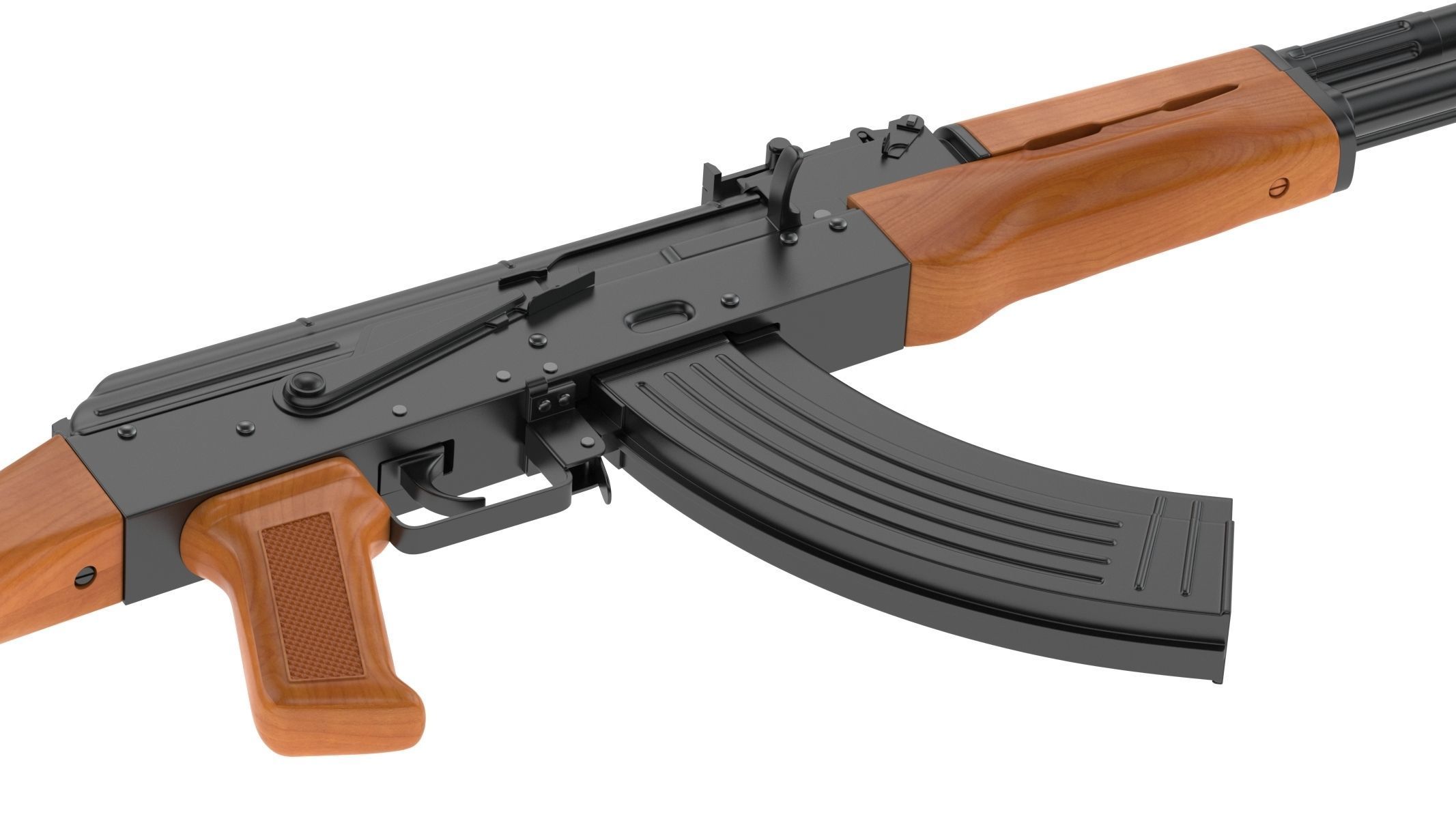 AKM Assault Rifle 3D model | CGTrader