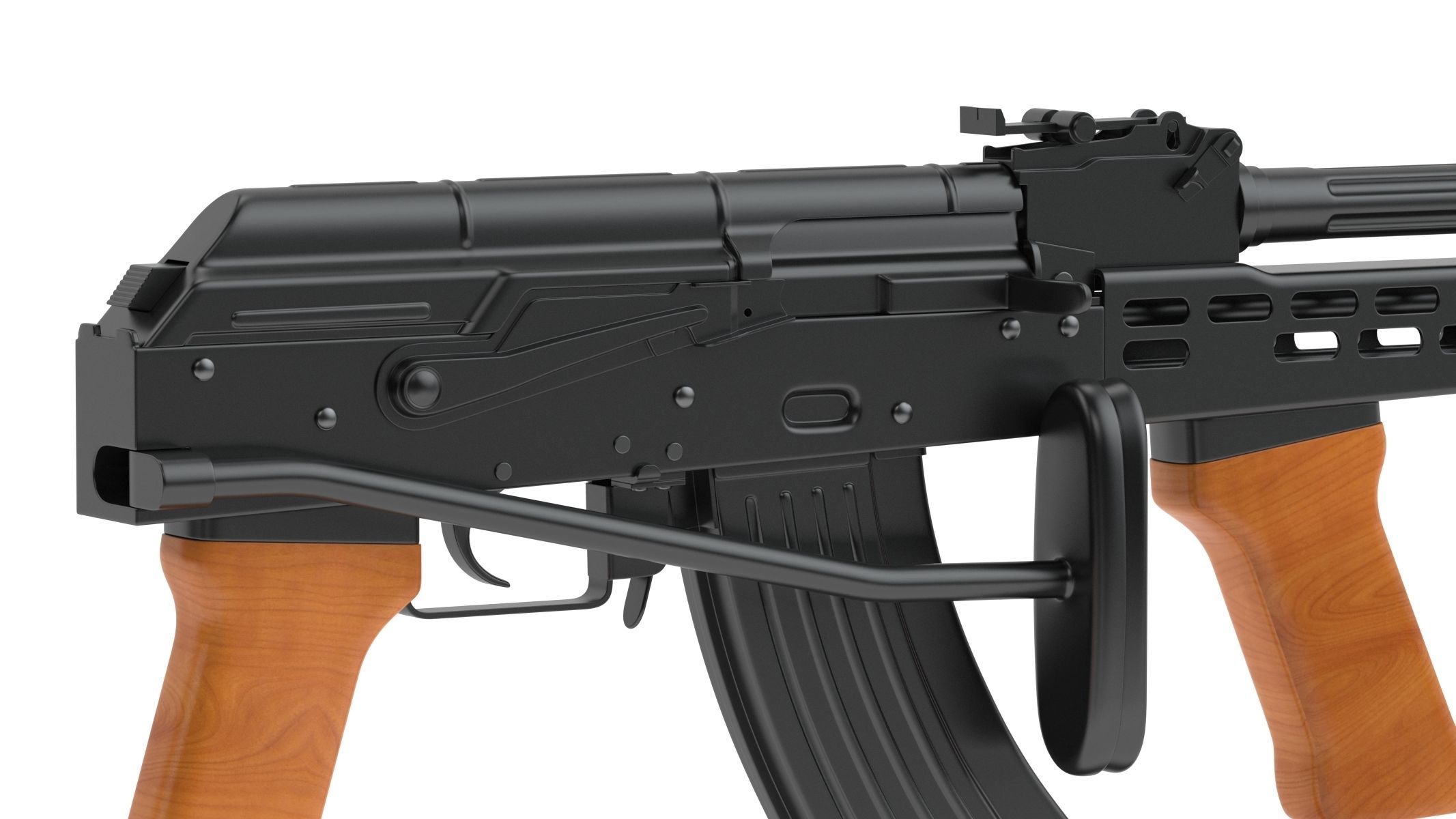 AMD-65 Assault Rifle 3D model | CGTrader