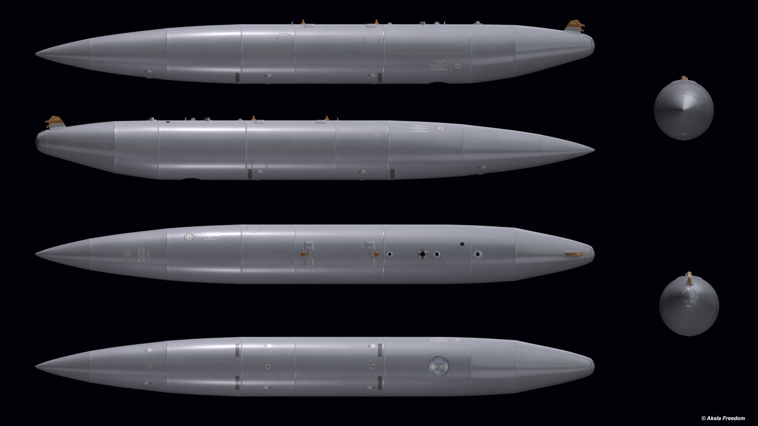 Fuel Tanks for Rafale 3D model | CGTrader