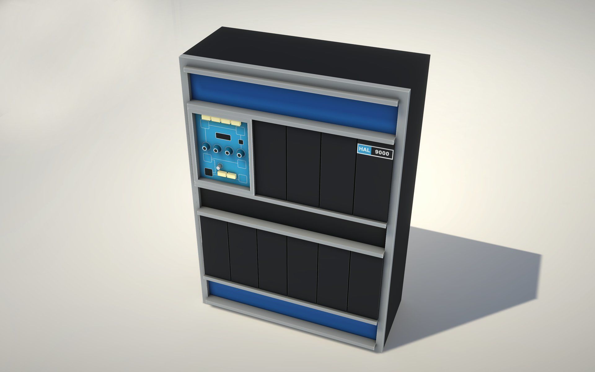 3D model Vintage Mainframe Computer VR / AR / low-poly | CGTrader