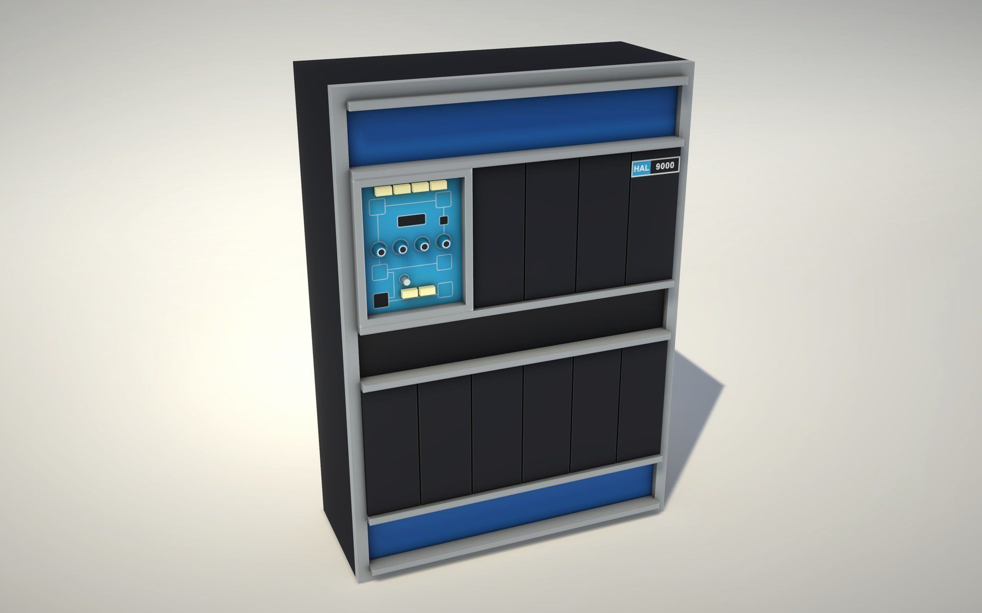 3D model Vintage Mainframe Computer VR / AR / low-poly | CGTrader