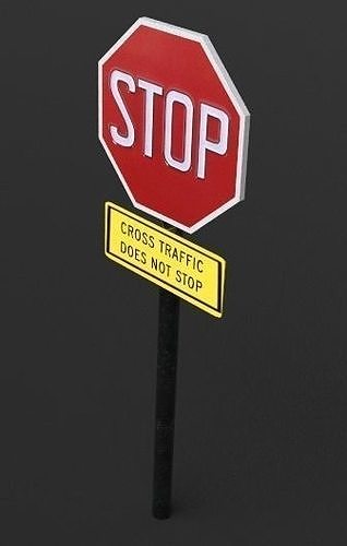 Stop Sign free 3D model | CGTrader