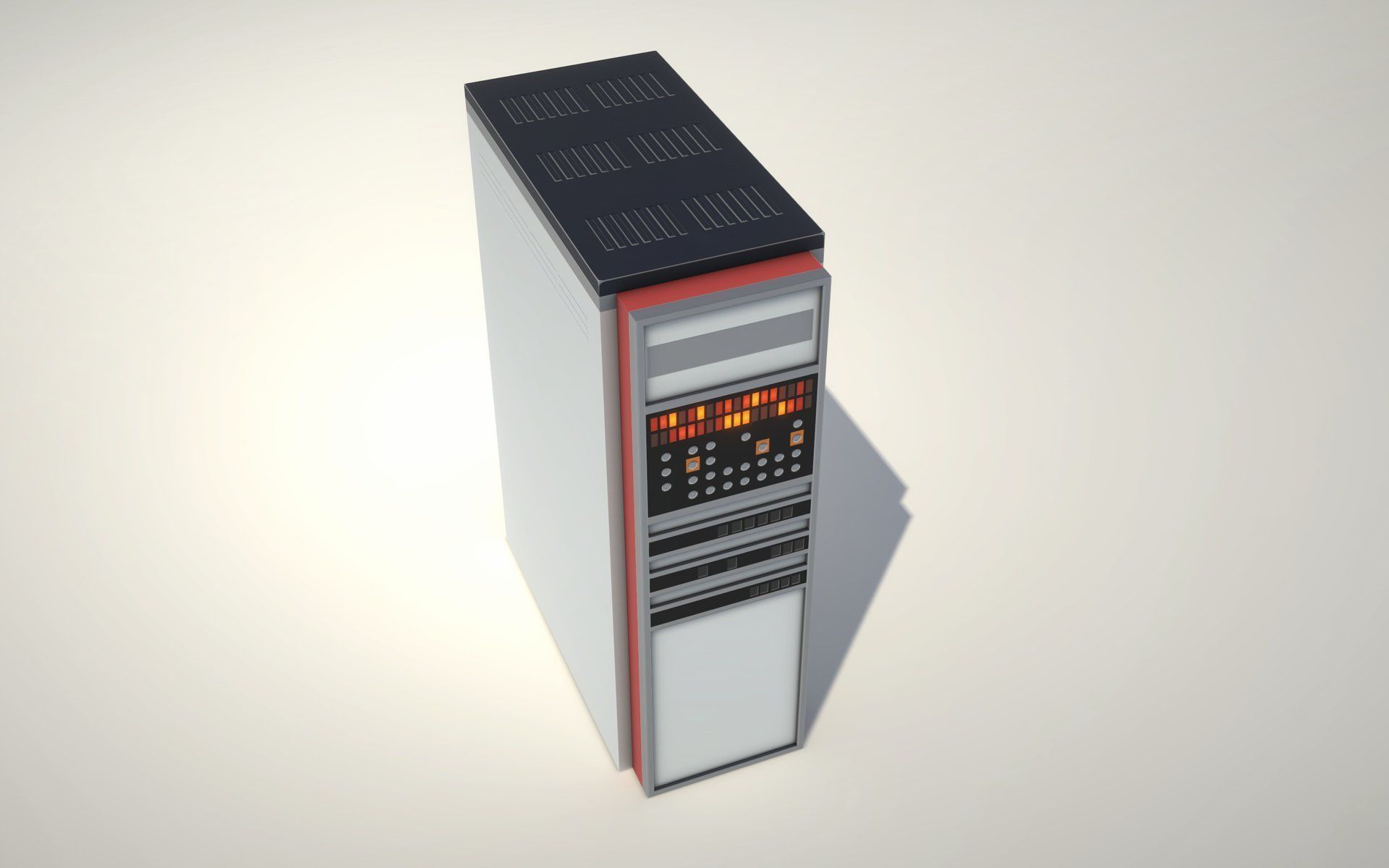 3D model Vintage Mainframe Computer - Electronic Data Processing VR ...