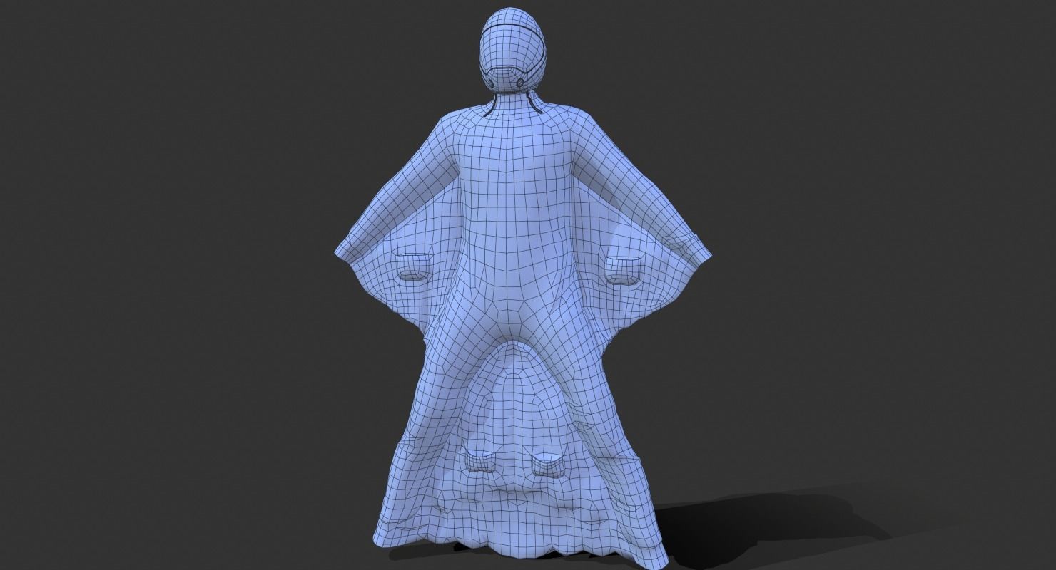 3D model Wingsuit Skydiving PBR VR / AR / low-poly | CGTrader