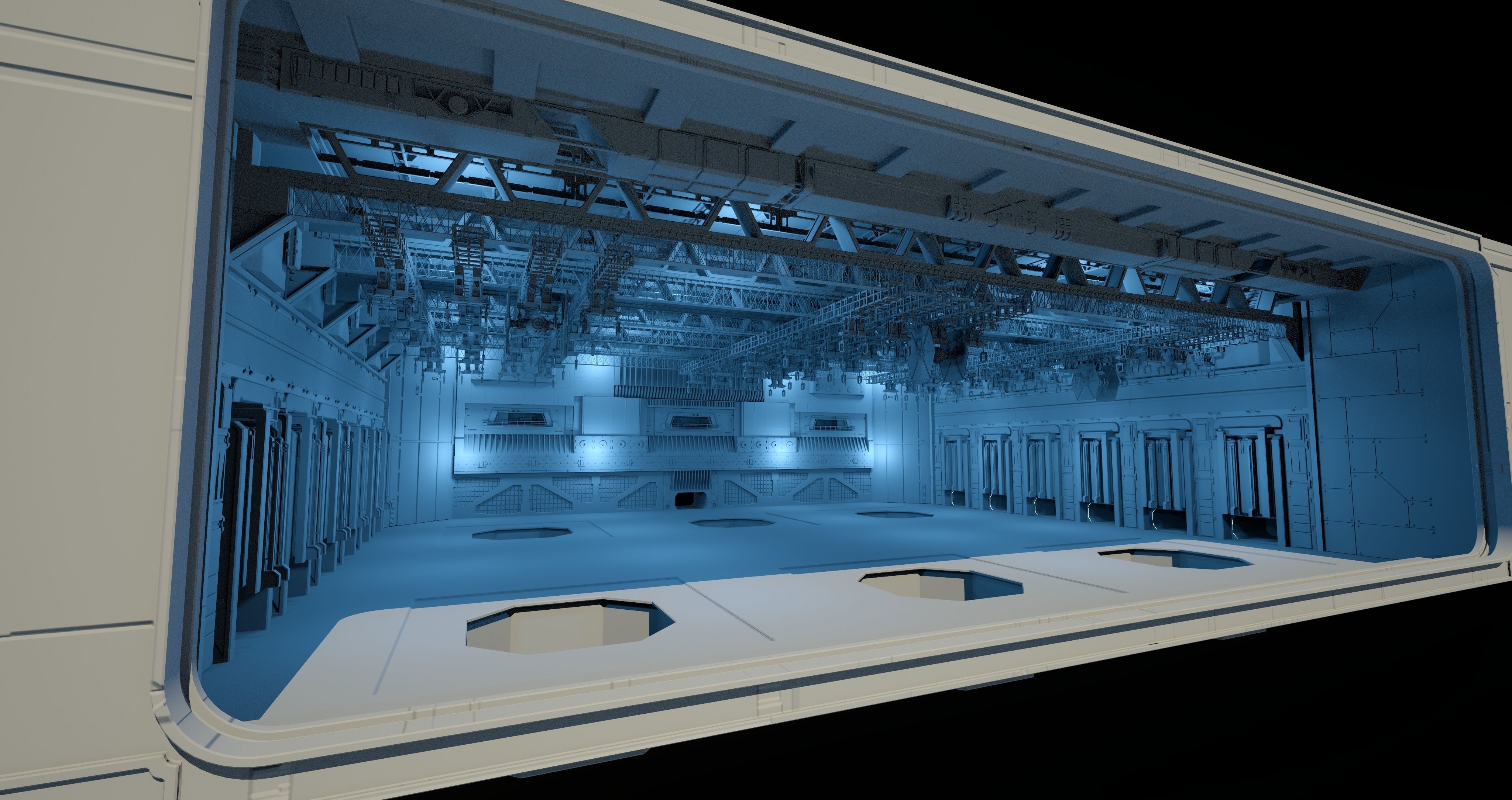 Star Wars Destroyer Hangar free 3D model | CGTrader