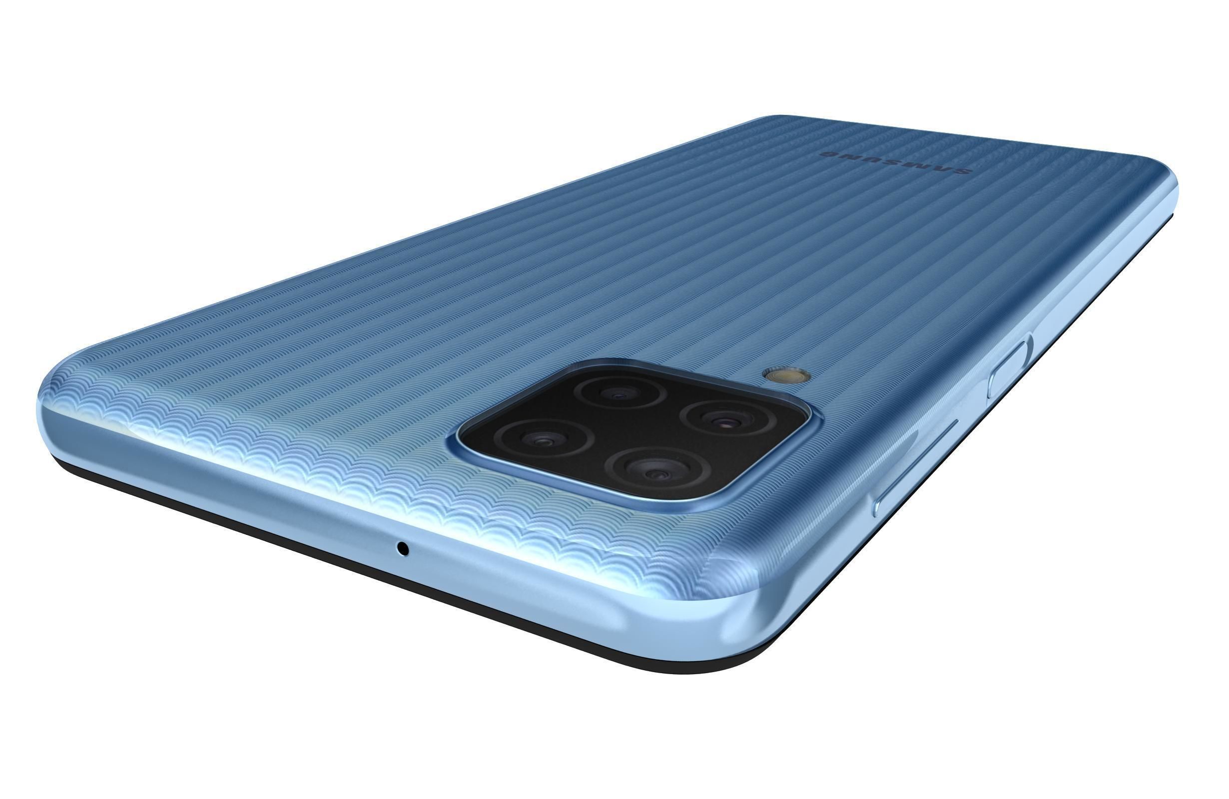 Samsung Galaxy M12 Blue 3D model | CGTrader