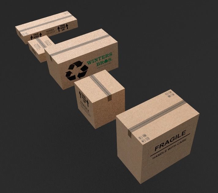 5 Pack of Low Poly Boxes free VR / AR / low-poly 3D model | CGTrader