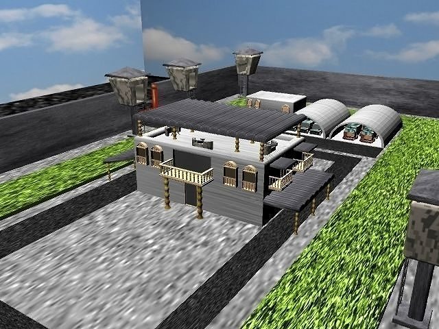 Military base 3D model | CGTrader