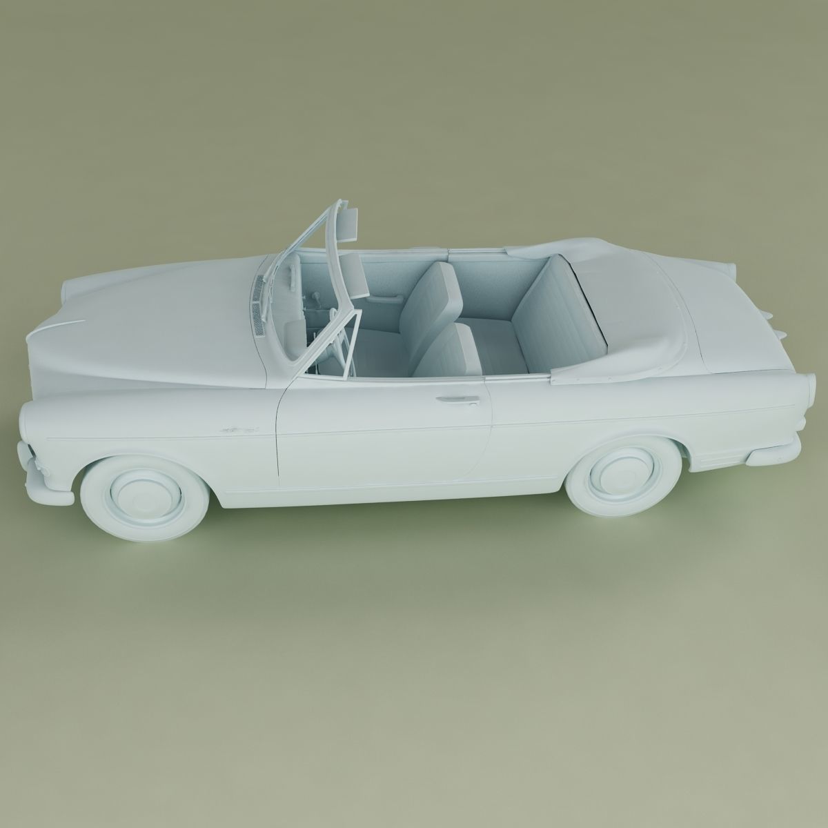 Volvo Amazon Convertible 3D model | CGTrader