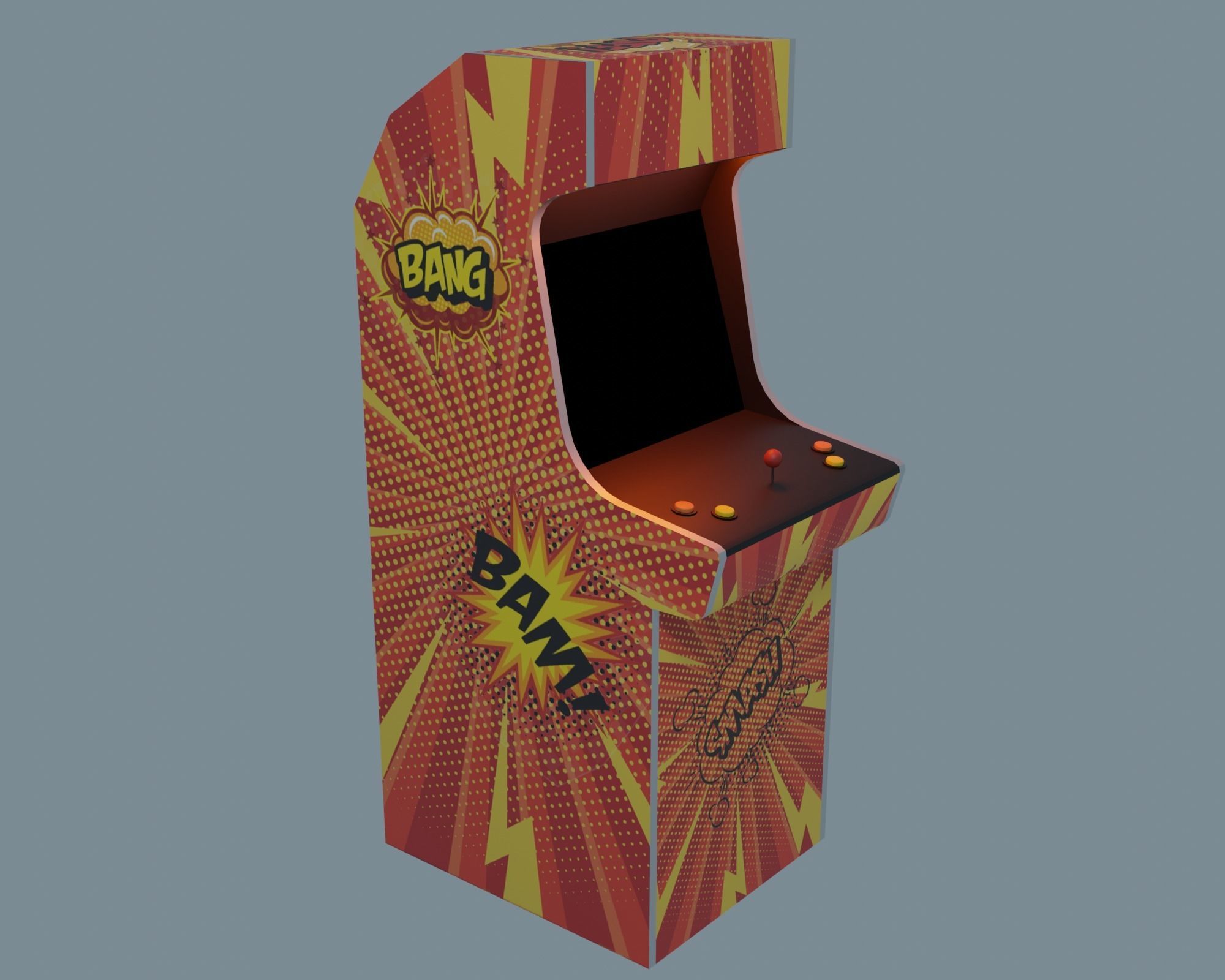 3D model Arcade room VR / AR / low-poly | CGTrader