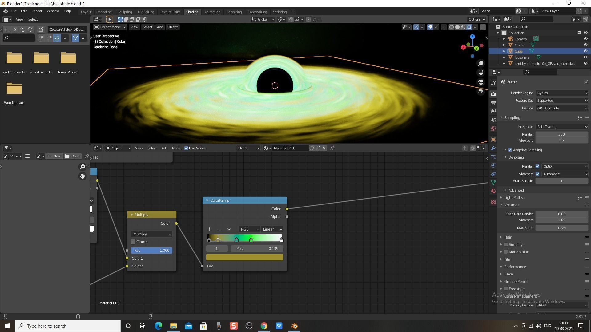 Black Hole free 3D model | CGTrader