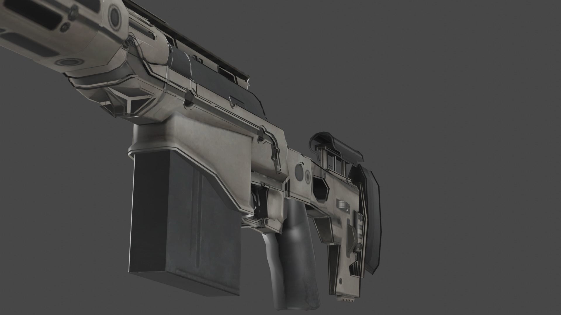 3D model Remington Modular Sniper Rifle MSR VR / AR / low-poly | CGTrader