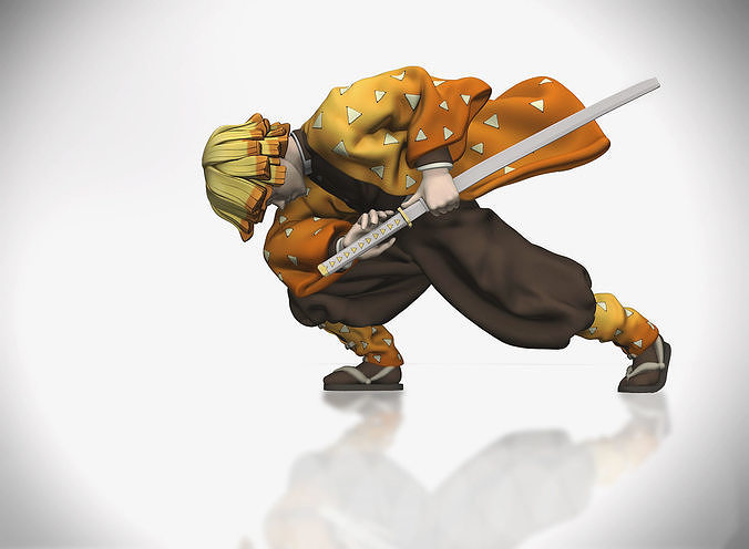 Zenitsu 3D model 3D printable | CGTrader