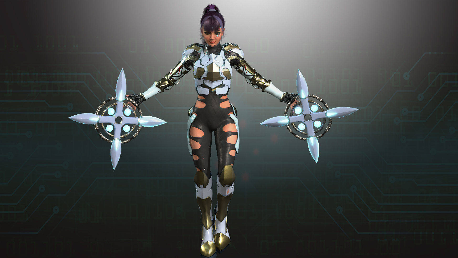 3D Model Collection Cyborg Warzone - Super Pack VR / AR / low-poly ...