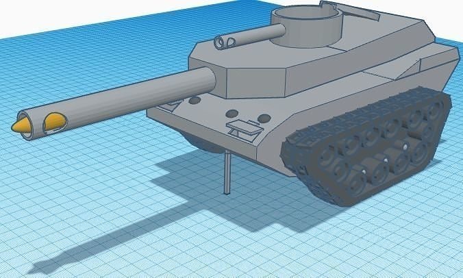 Custom Made Tank 3D model 3D printable | CGTrader