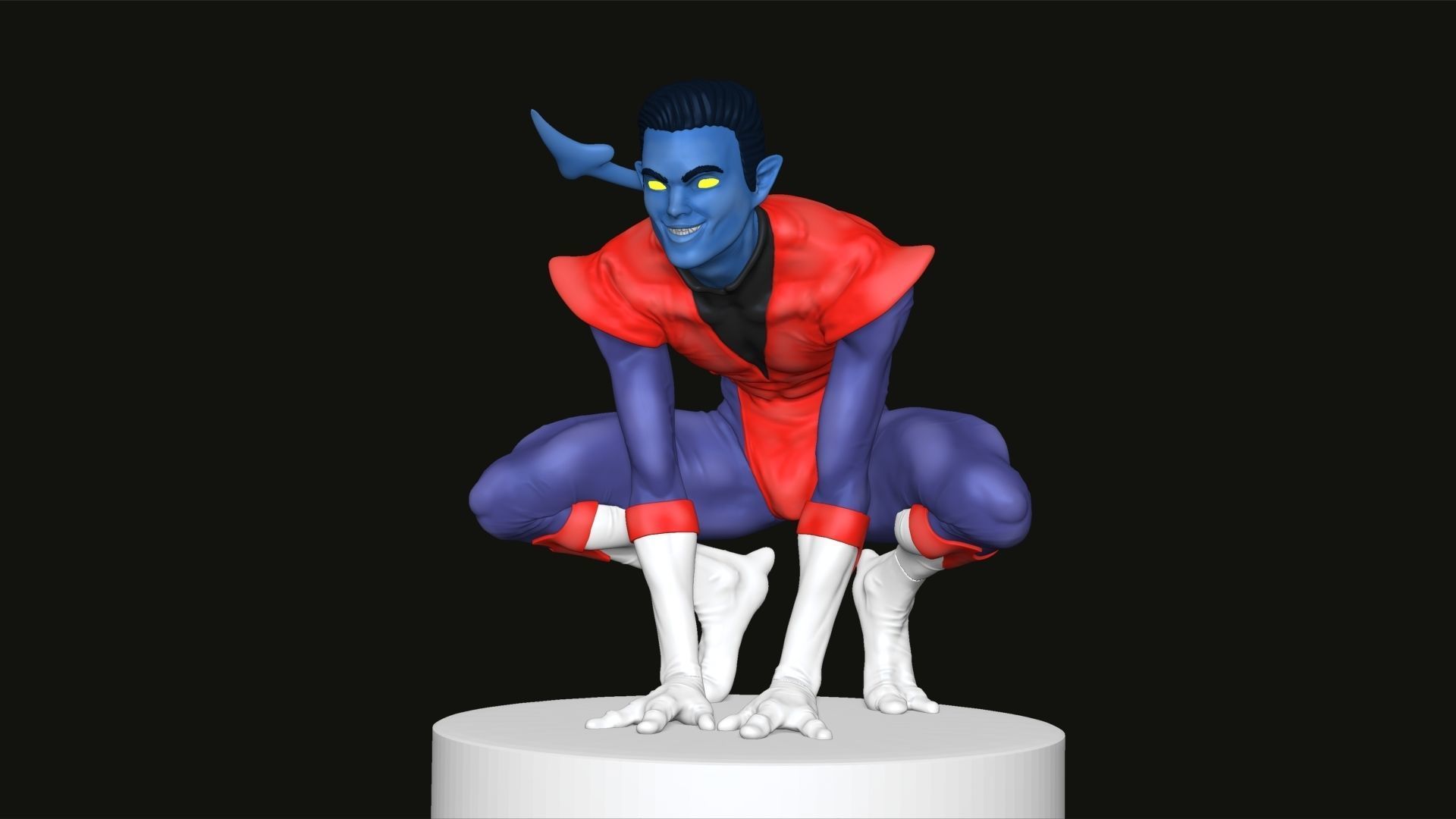 Nightcrawler Xmen 3d Print 3D model 3D printable | CGTrader