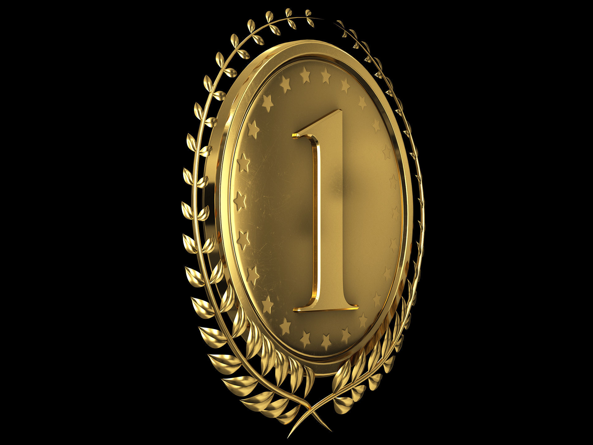 Gold Medal 3D model | CGTrader