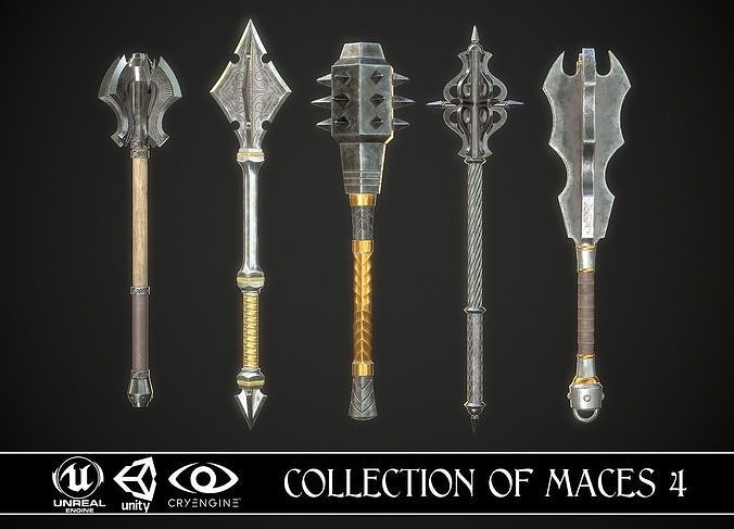 Collection of Maces 4 | CGTrader