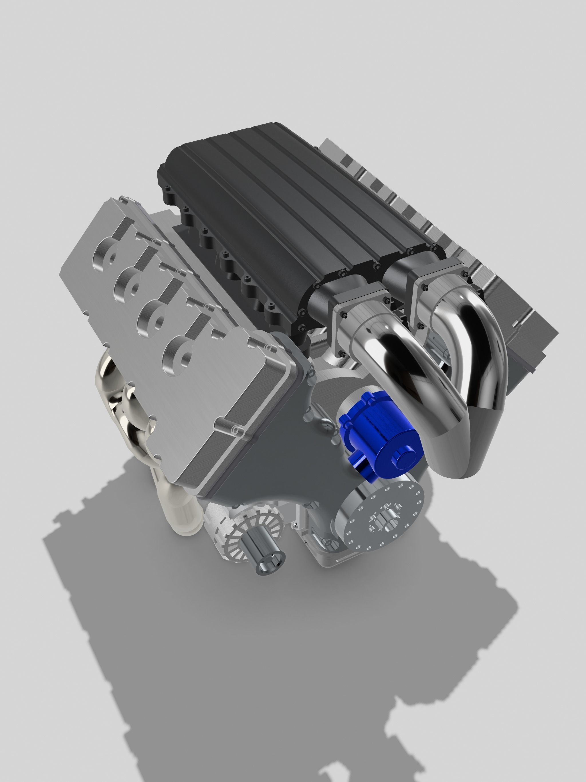 MMR Billet Coyote X Engine 5 Configs 3D model 3D printable | CGTrader