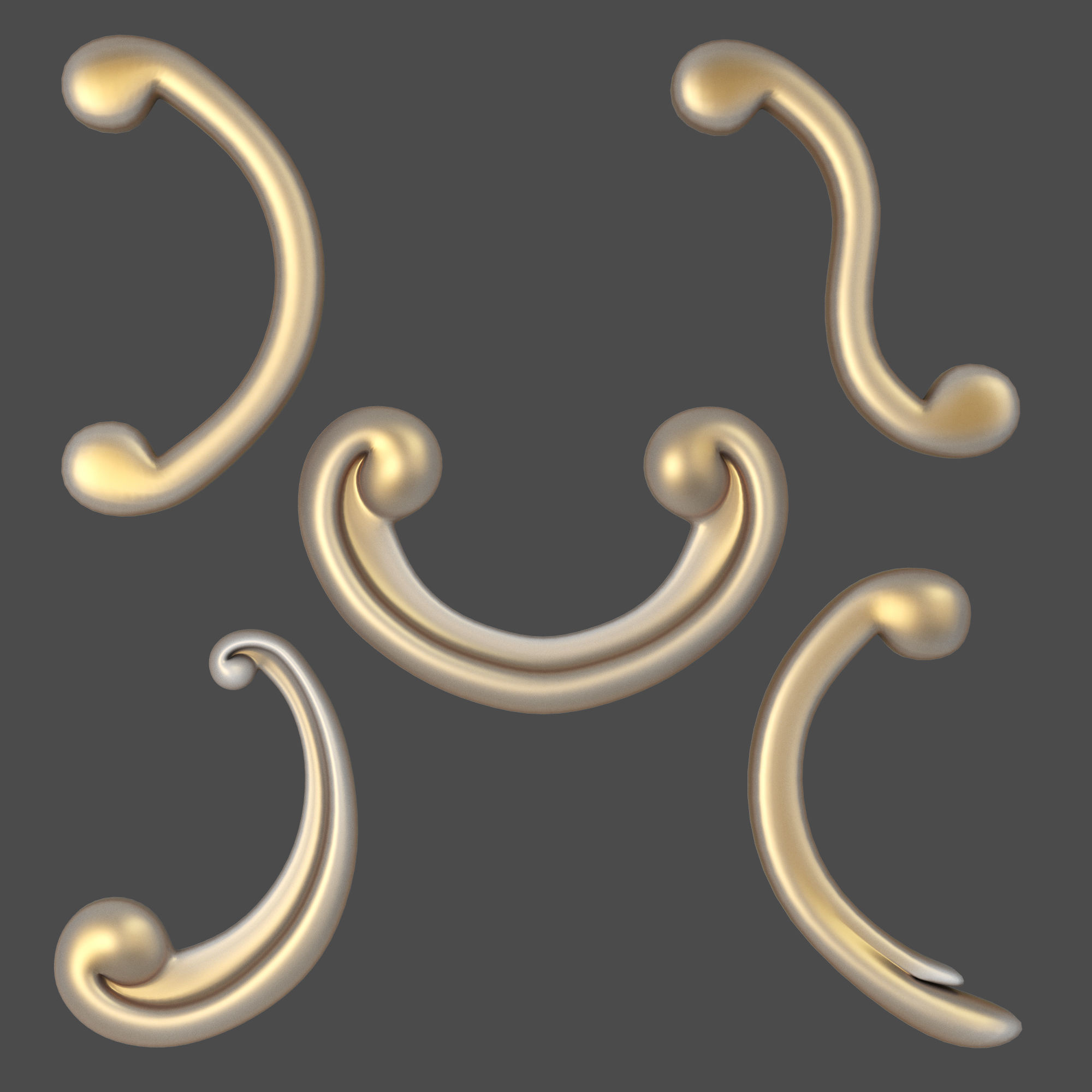 3D model Scroll 01 VR / AR / low-poly | CGTrader