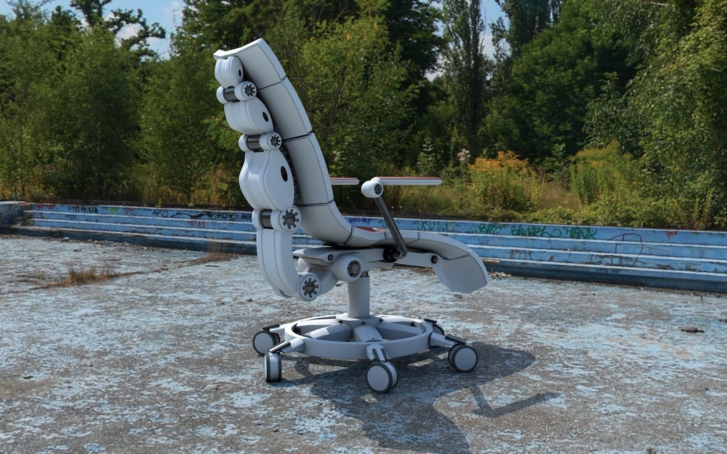 High-Tech Chair 3D model | CGTrader