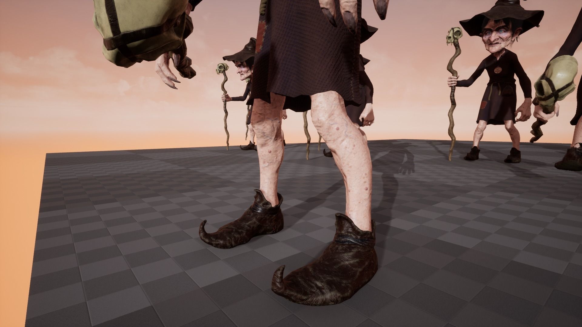 3D model Witch Game Ready VR / AR / low-poly rigged animated | CGTrader
