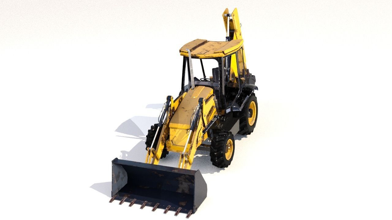 JCB Digger 3D model | CGTrader
