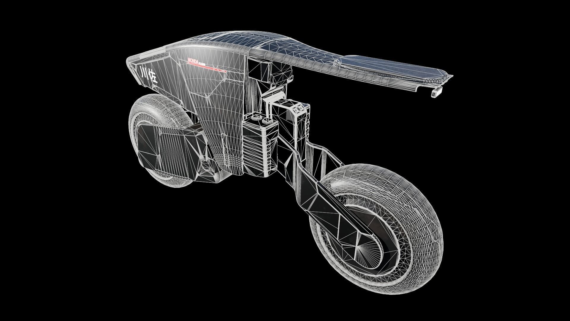 Cyberpunk Motorcycle Concept Design 3D model | CGTrader