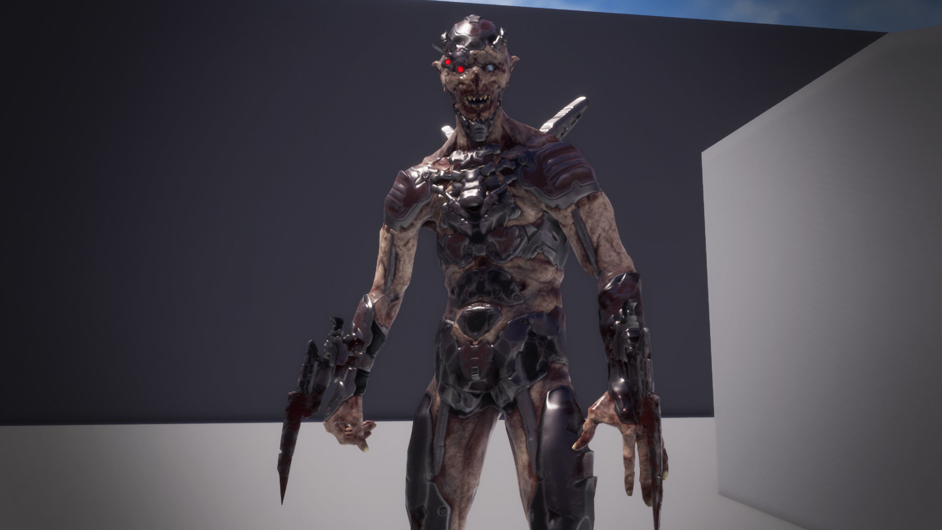 3D model Ghoul soldier VR / AR / low-poly rigged animated | CGTrader