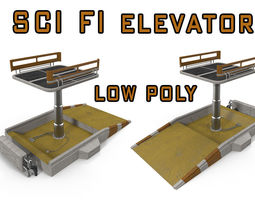 Low-poly Elevator 3D Models | CGTrader