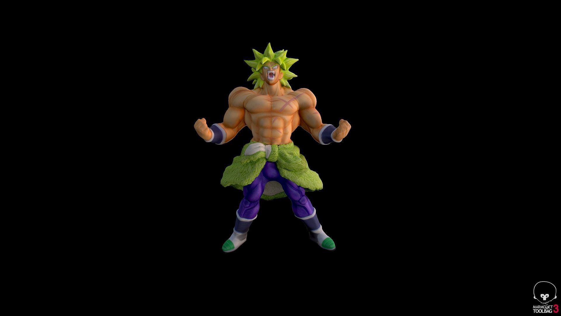 Broly Legendary Super Sayan 3D model | CGTrader
