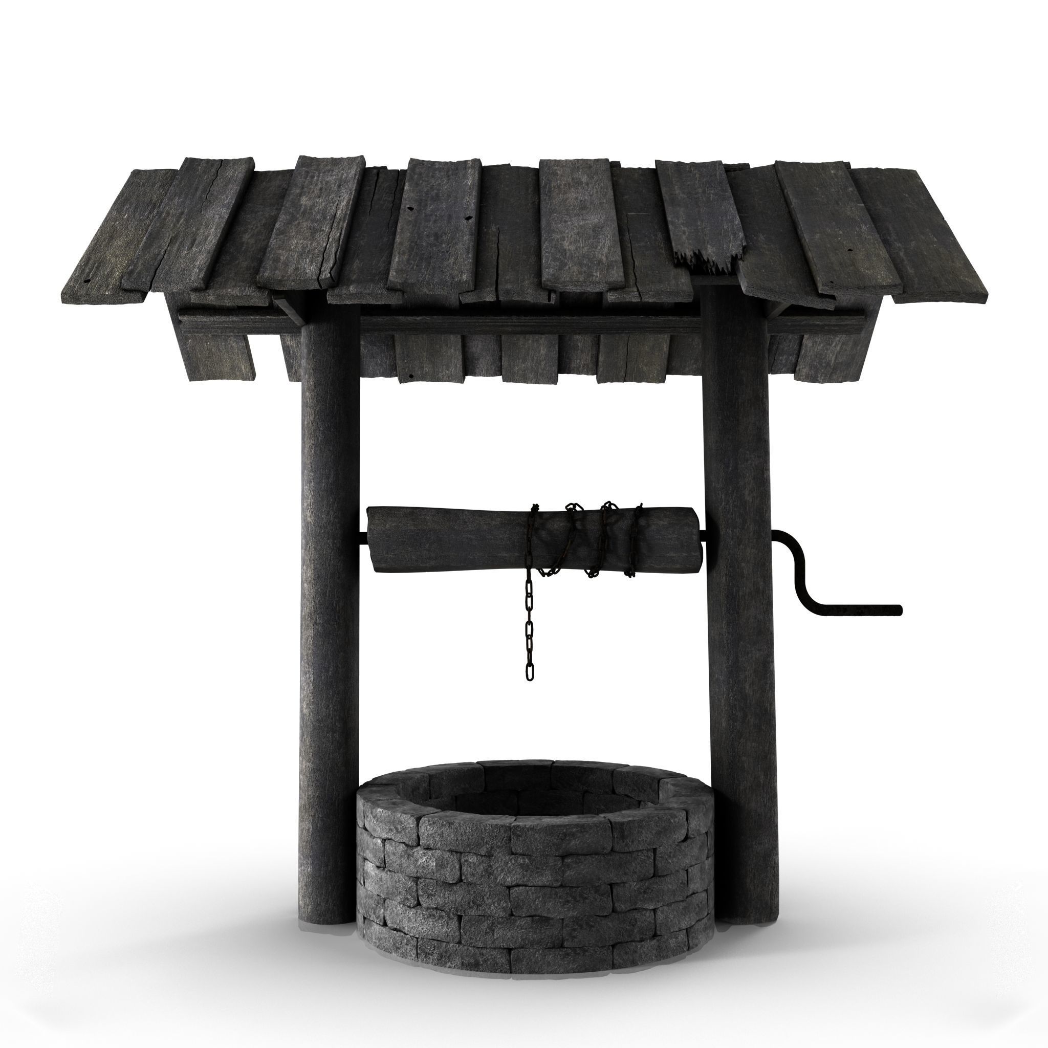 Old Country Well 3D model | CGTrader