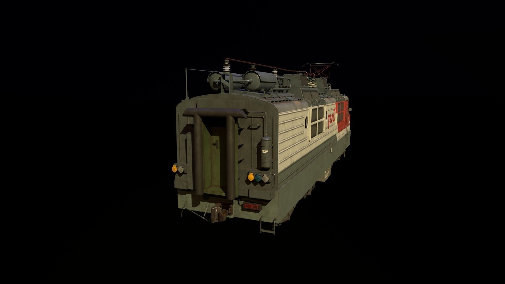 3D model Soviet electric locomotive VL80S-716 VR / AR / low-poly | CGTrader