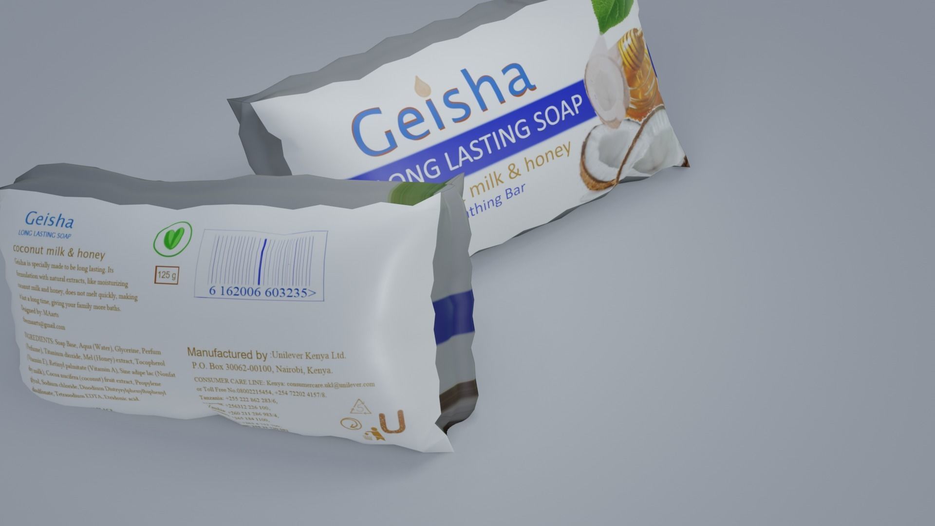 Geisha Soap 3D | CGTrader