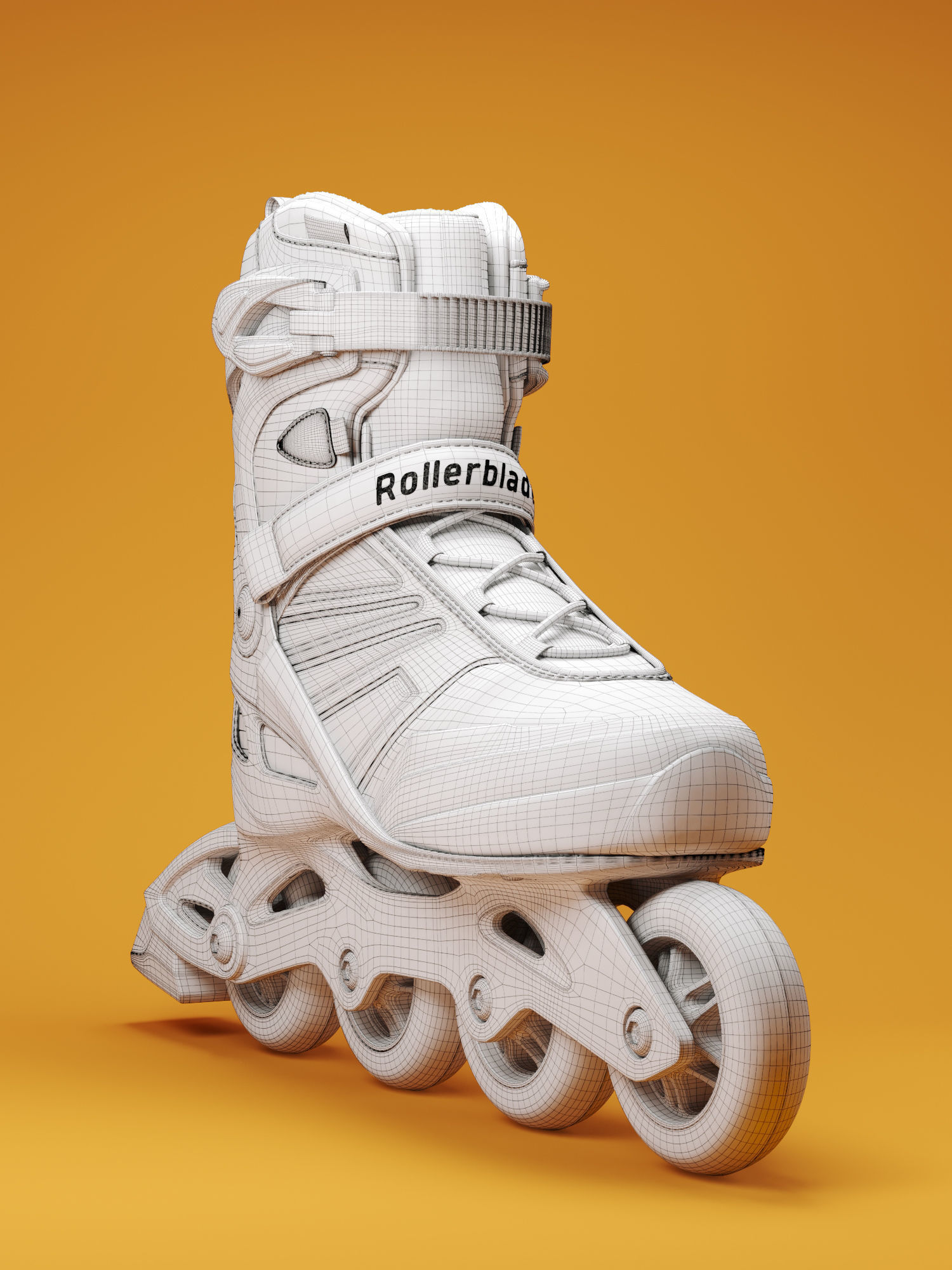 Rolki Rollerblade Zetrablade 3D model | CGTrader