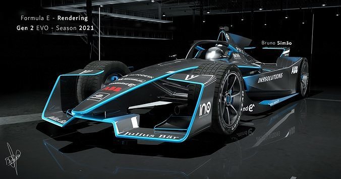 e formula 3D model | CGTrader